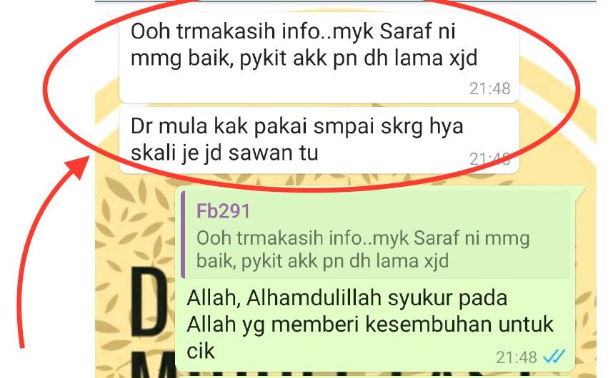 Minyak Terapi Aura - Sawan, Sakit Saraf, Kebas-kebas